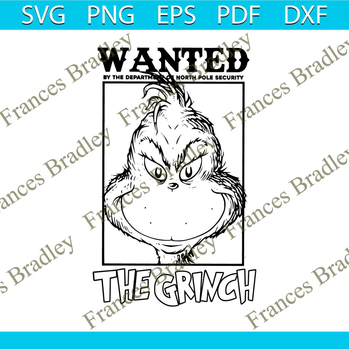 Wanted the Grinch Retro Christmas Vibes SVG Download | Inspire Uplift