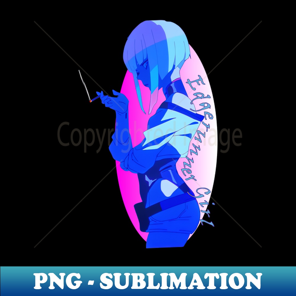 Lucy Cyberpunk Edgerunner - PNG Transparent Digital Download | Inspire ...