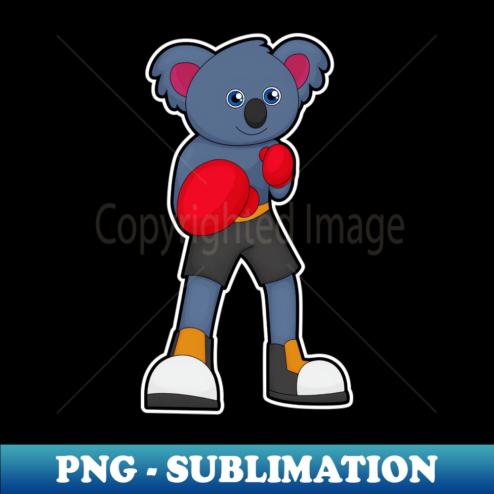 Koala at Boxing with Boxing gloves - Aesthetic Sublimation D | Inspire ...