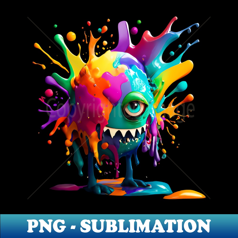 Monster Mash color explosion - PNG Transparent Sublimation D | Inspire ...