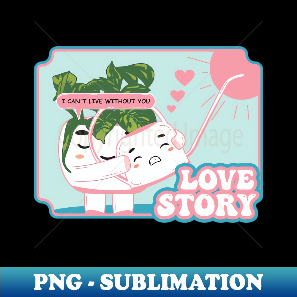 Plant Love Story I Cant Live Without You - Sublimation-Ready | Inspire ...