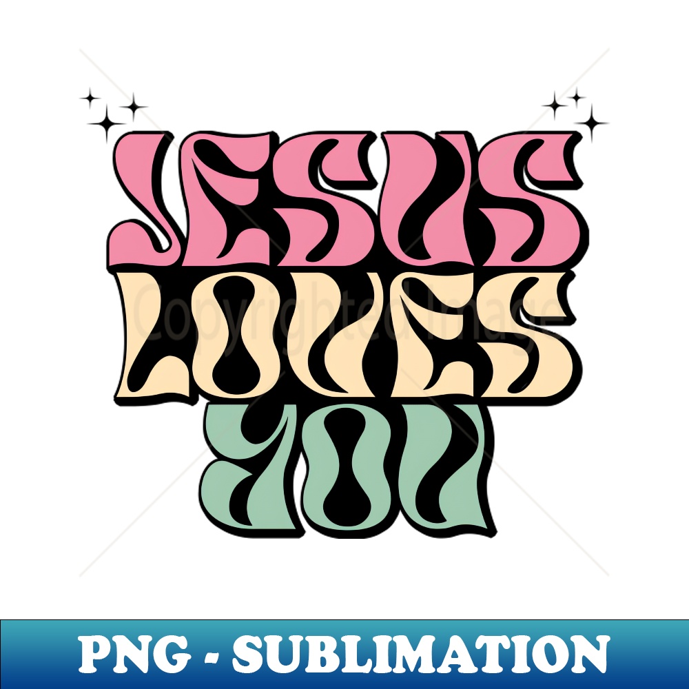 Retro Christian Jesus Loves You Bible Verse Scripture - High | Inspire ...