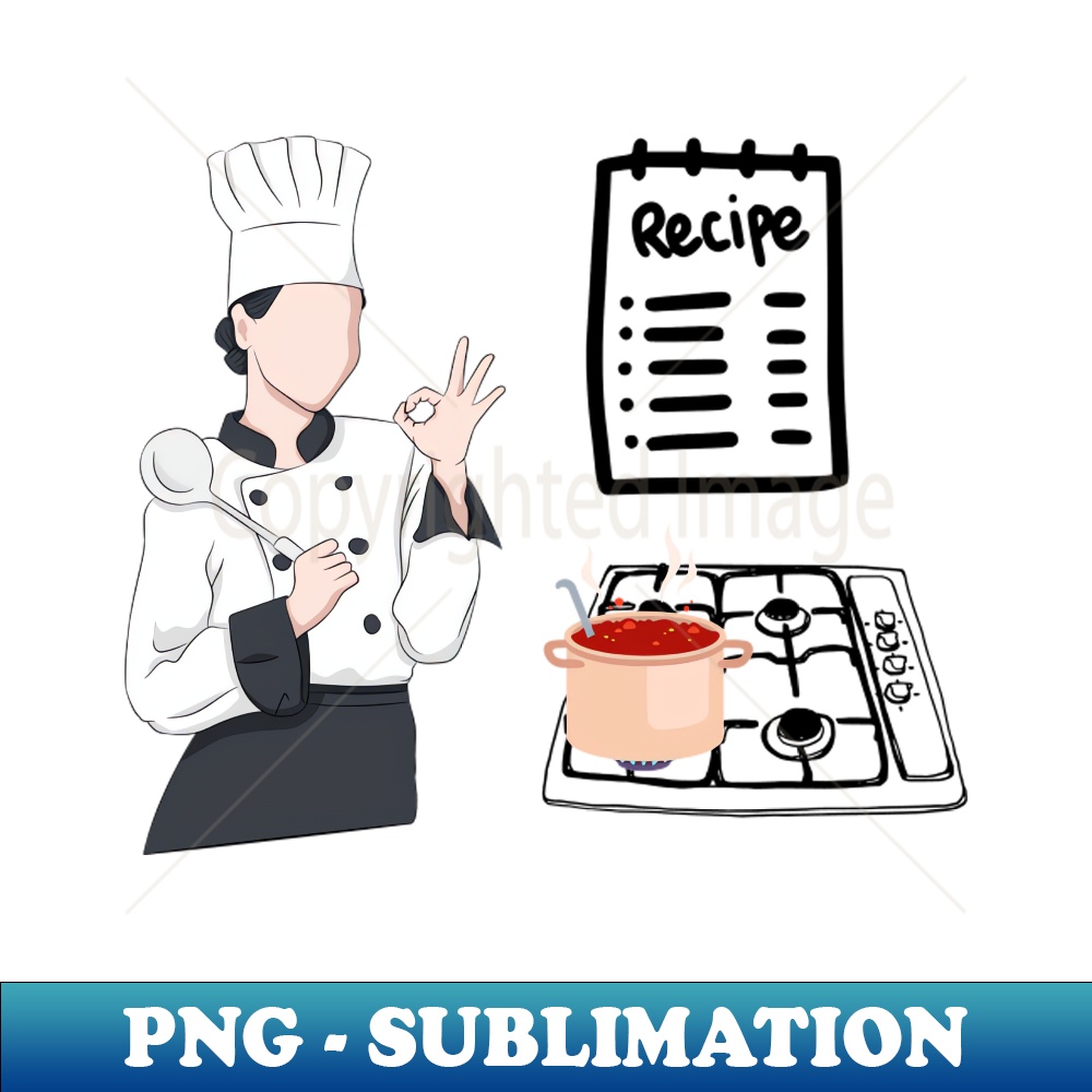 Women Chef - Instant Sublimation Digital Download - Revoluti - Inspire ...