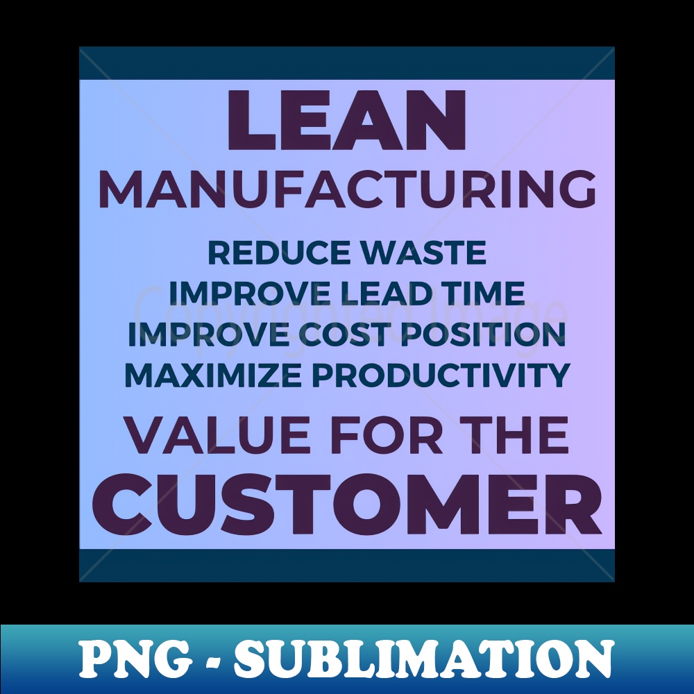 Lean Manufacturing - Aesthetic Sublimation Digital File - En - Inspire ...