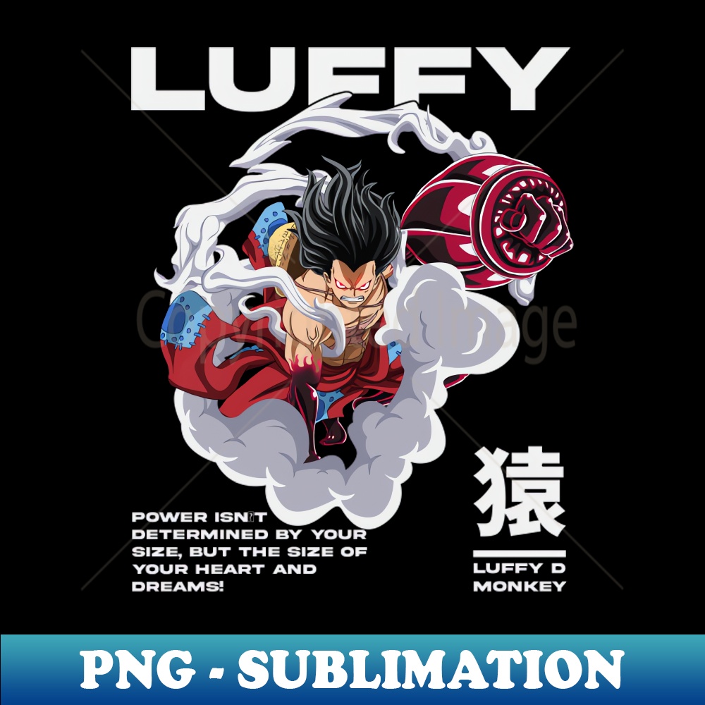 Luffy One piece - Signature Sublimation PNG File - Create wi | Inspire ...