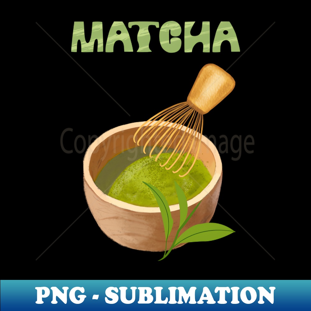 Matcha green tea fan gift - Premium PNG Sublimation File - P | Inspire ...