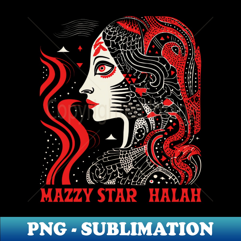 Mazzy Star - Halah - High-Resolution PNG Sublimation File - | Inspire ...