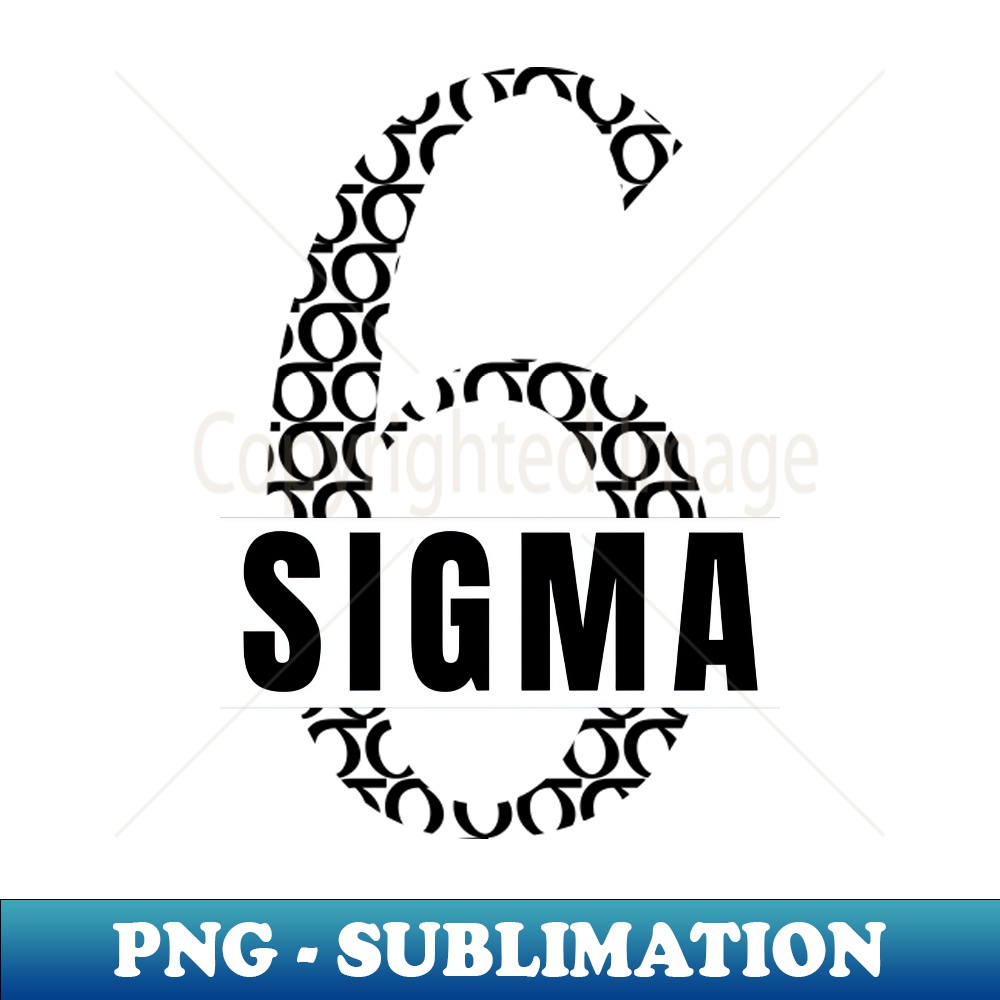 Lean Six Sigma 6 Sigma - Retro PNG Sublimation Digital Down | Inspire ...