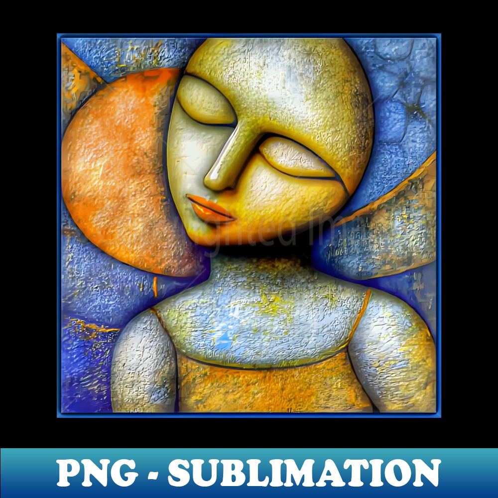 The Serenity Within An Oil Painting of a Meditative Woman - | Inspire ...
