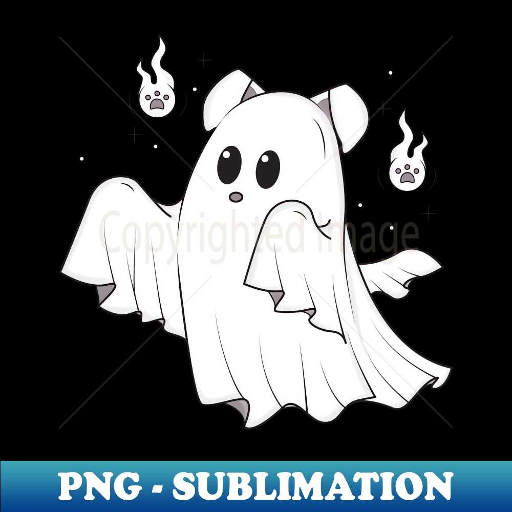 Dog Ghost - PNG Transparent Digital Download File for Sublim - Inspire ...