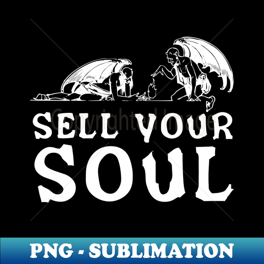 Sell Your Soul Halloween Devil Demon Horror Gothic Creepy Sa | Inspire ...