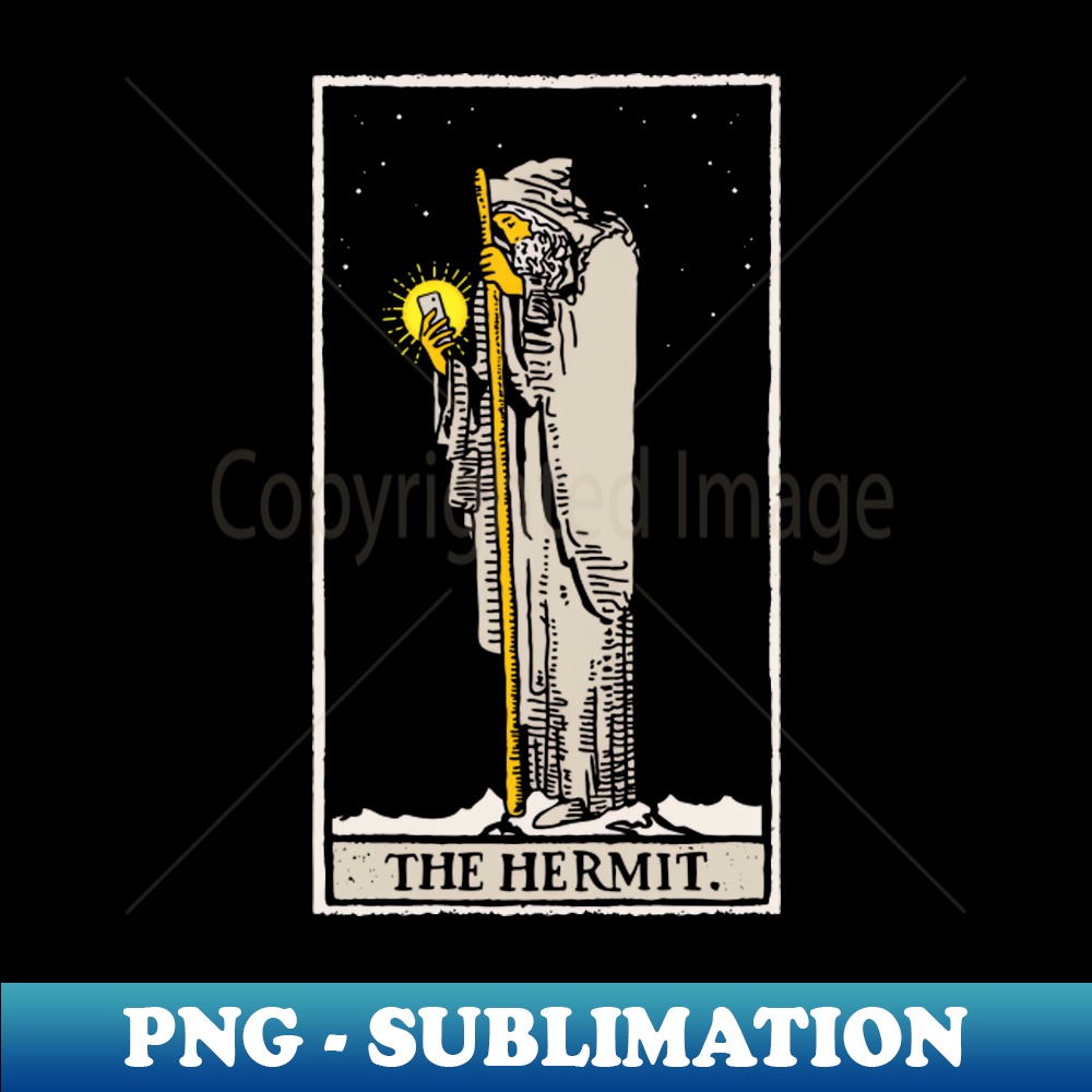 The Hermit - Modern Sublimation PNG File - Create with Confi | Inspire Uplift