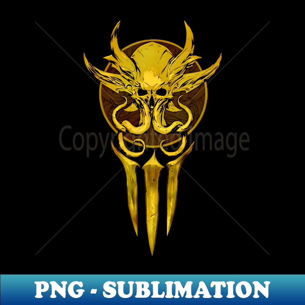 Baldurs Gate 3 Gold Cthulhu illithid BG 3 - Creative Sublima - Inspire ...