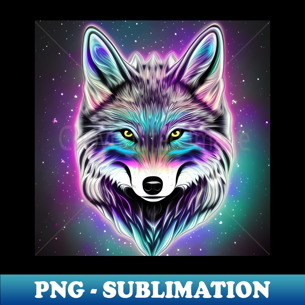 Galaxy wolf - PNG Transparent Digital Download File for Subl | Inspire ...