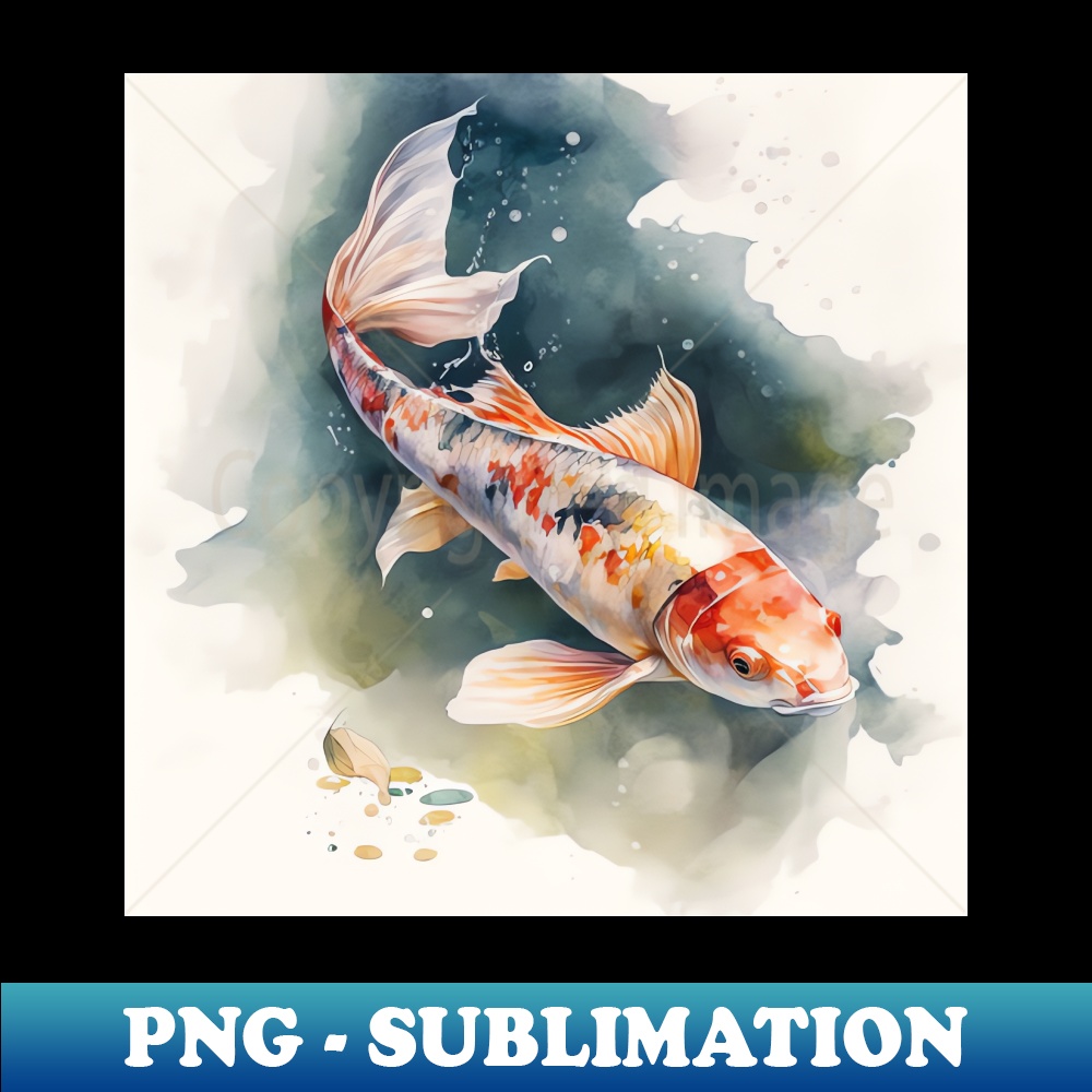 koi fish watercolor - PNG Transparent Digital Download File | Inspire ...