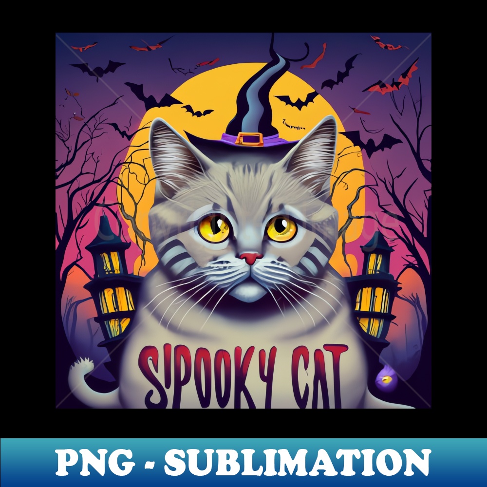 Spooky Cat in an Amazing Setting - Aesthetic Sublimation Dig | Inspire ...