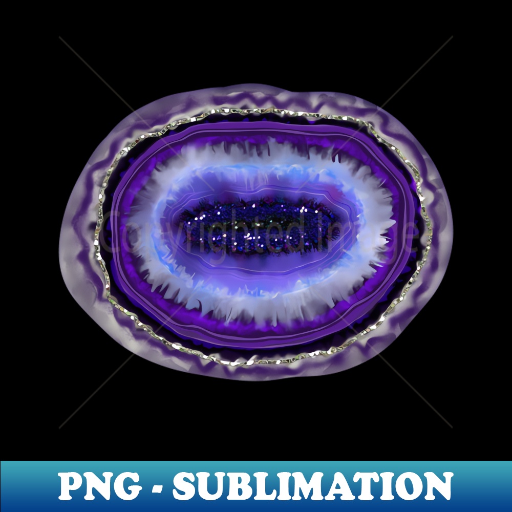 Purple Crystal Mineral Rock Geode Cheries Artc2021 - High- | Inspire Uplift