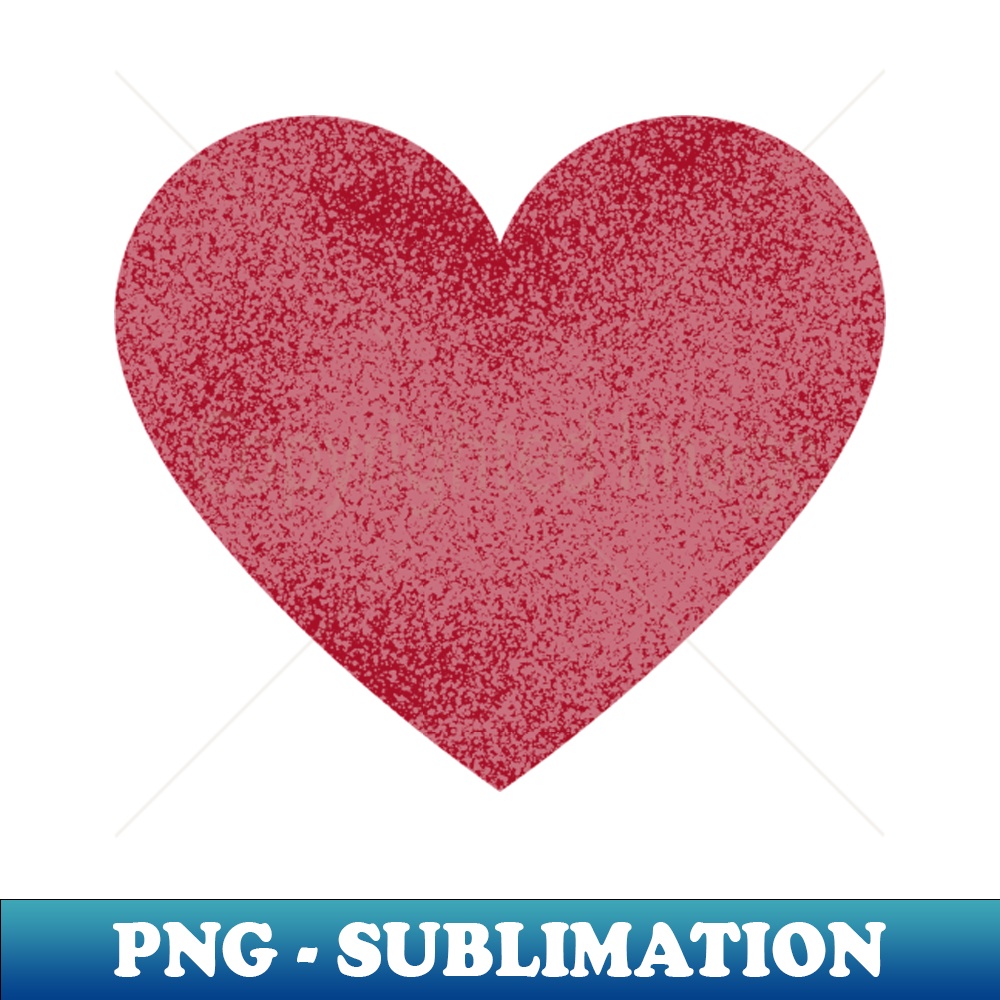 Big red shaded heart - Modern Sublimation PNG File - Perfect | Inspire ...