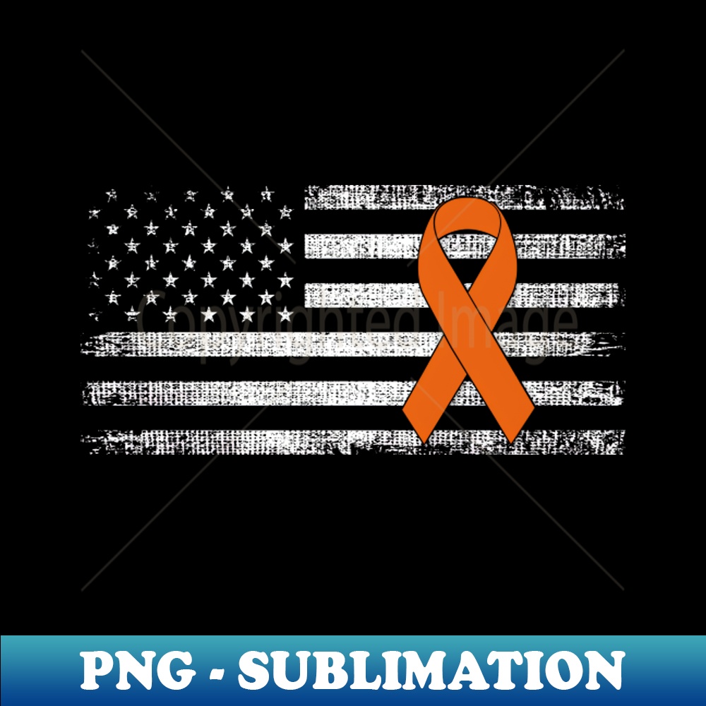 Leukemia Cancer Awareness Ribbon Classic American Flag - Hig | Inspire ...