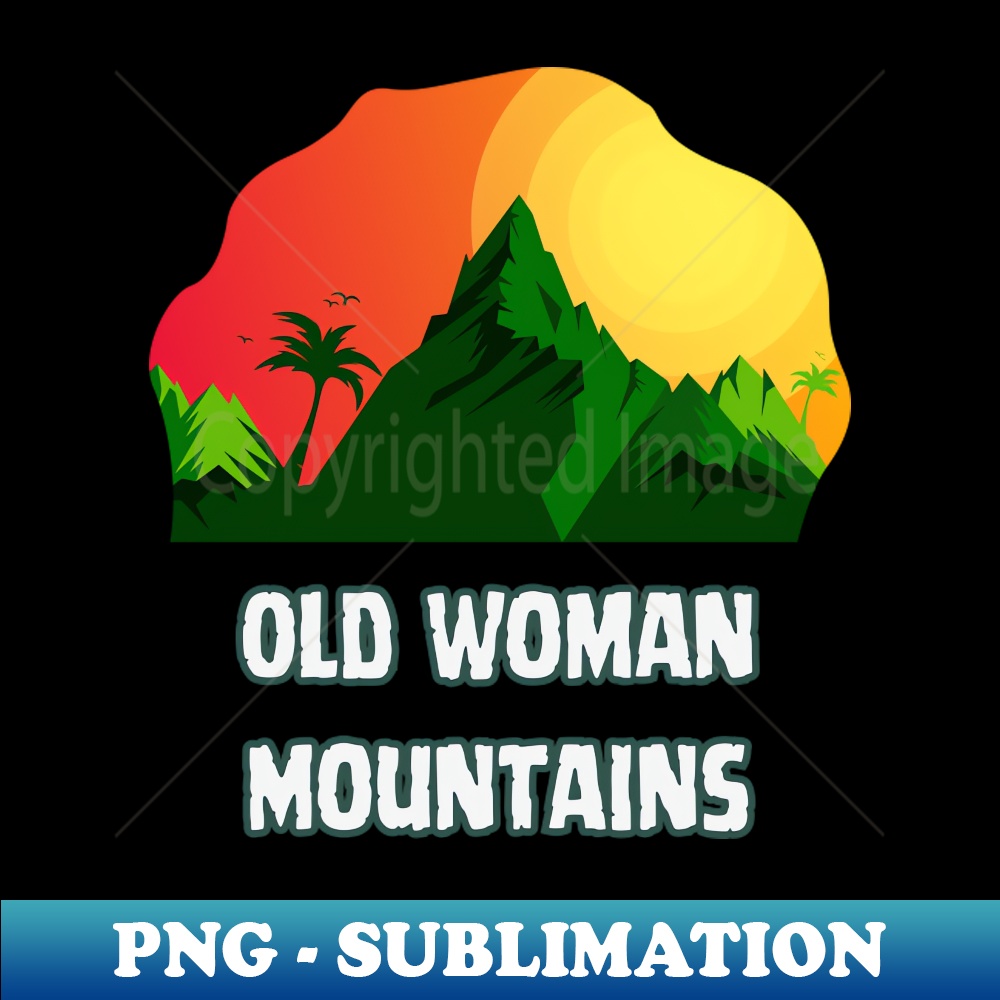 Old Woman Mountains - Premium Sublimation Digital Download - | Inspire Uplift