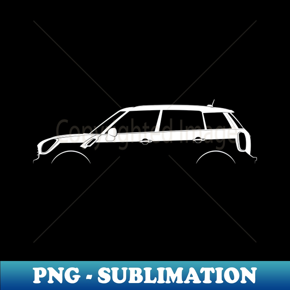 Mini Cooper Countryman R60 Silhouette - PNG Sublimation Digi | Inspire ...