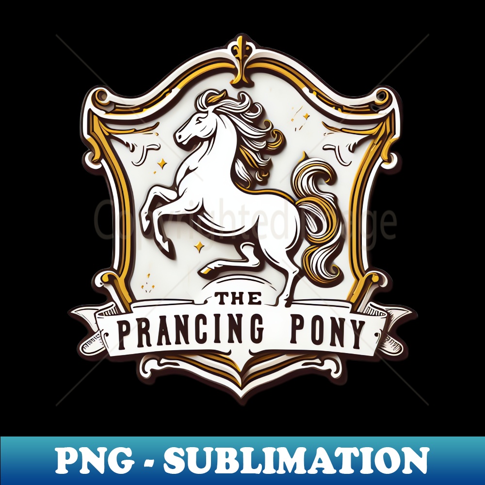 The Prancing Pony Sign - Fantasy - PNG Transparent Sublimati | Inspire ...