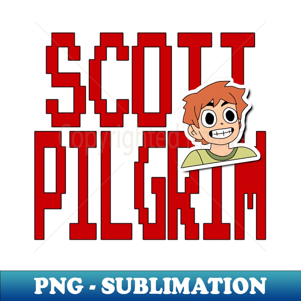 Scott Pilgrim - PNG Transparent Digital Download File for Su | Inspire ...