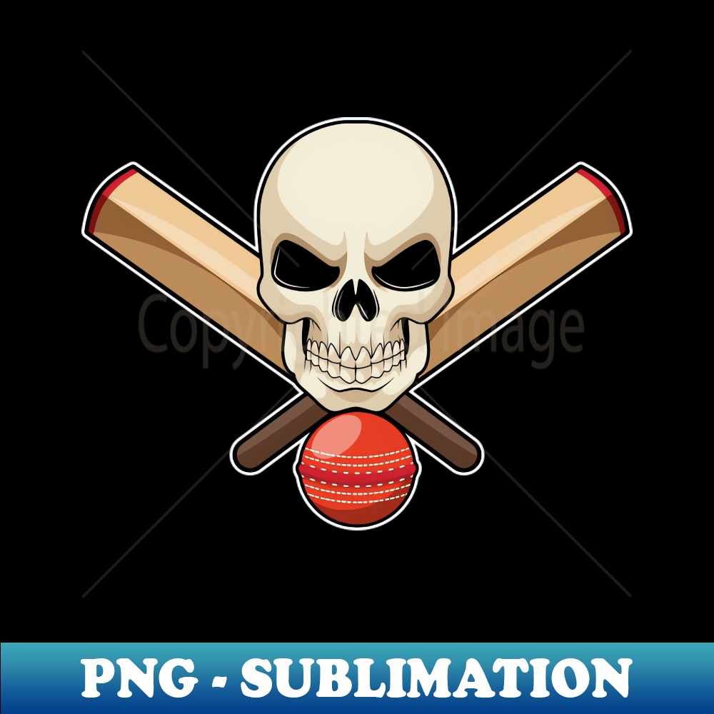 Skull at Cricket with Cricket bat - Signature Sublimation PN | Inspire ...