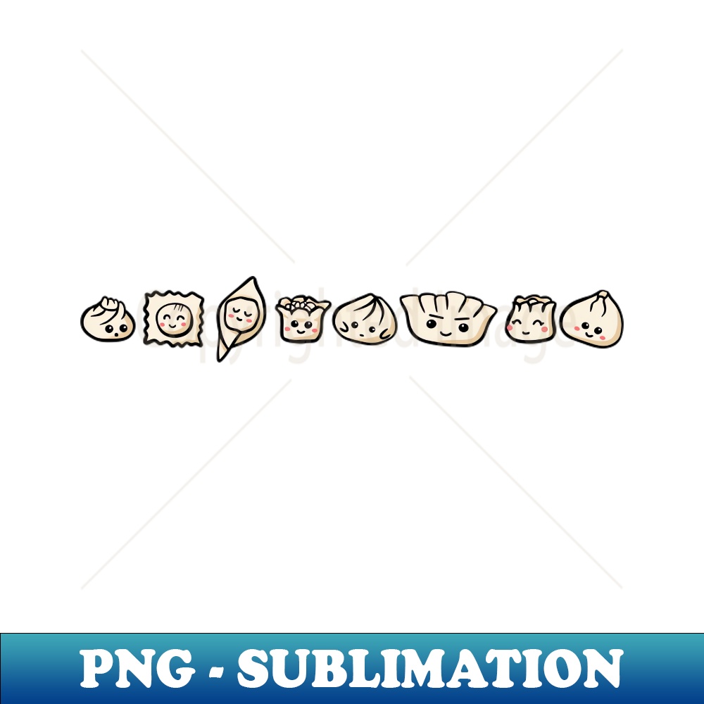 Cute Dumplings of the World - PNG Transparent Sublimation Fi | Inspire ...