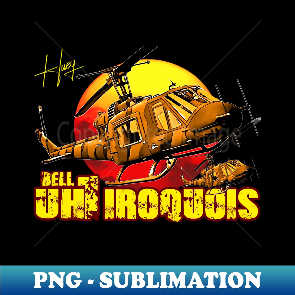 uh 1h iroquois huey helicopter - PNG Transparent Sublimation | Inspire ...