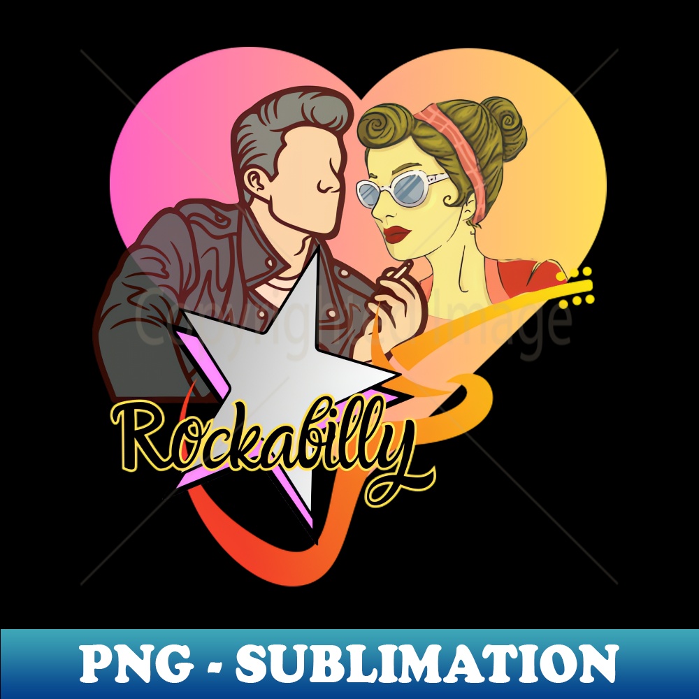 Rockabilly Greaser 50s fashion - Artistic Sublimation Digit | Inspire ...