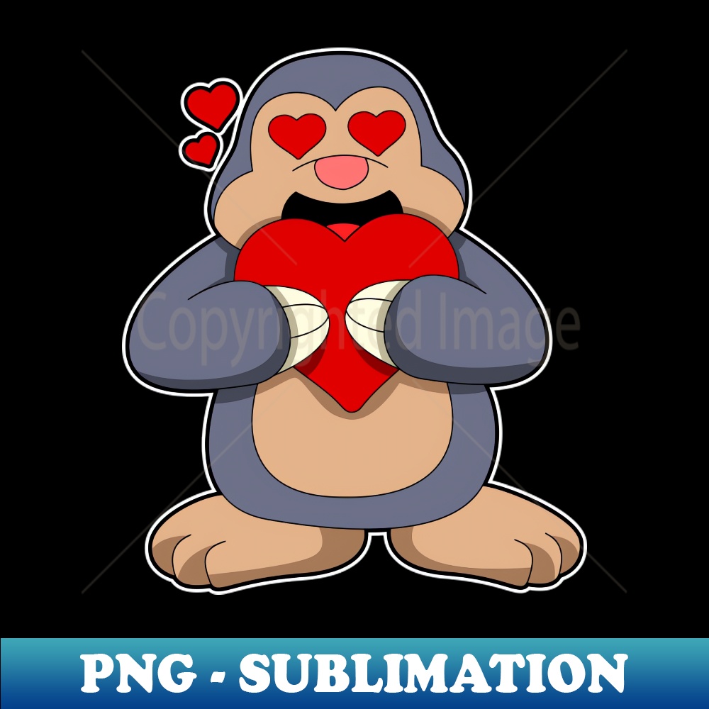 Mole with Heart - Special Edition Sublimation PNG File - Bol | Inspire ...