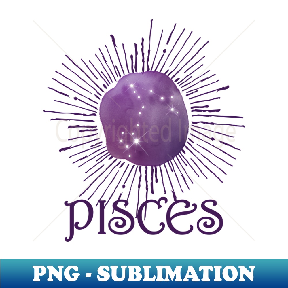 Pisces star sign in purple Pisces star sign - High-Resoluti | Inspire ...