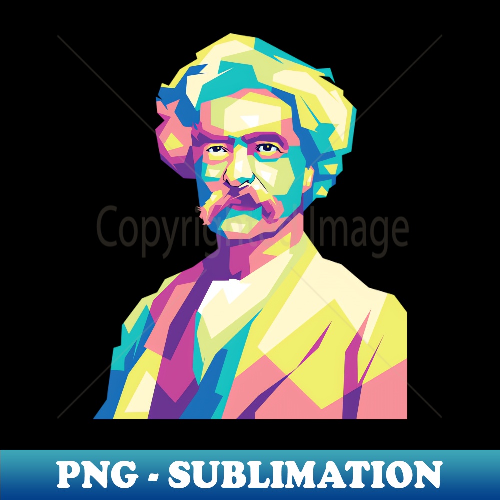 Mark Twain Wpap Fullcolor - Stylish Sublimation Digital Down | Inspire ...