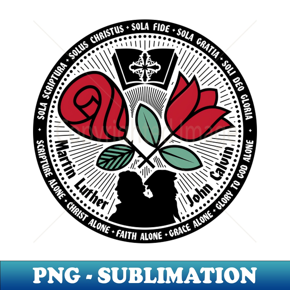 The Five Solas of Reformation - Unique Sublimation PNG Downl | Inspire ...