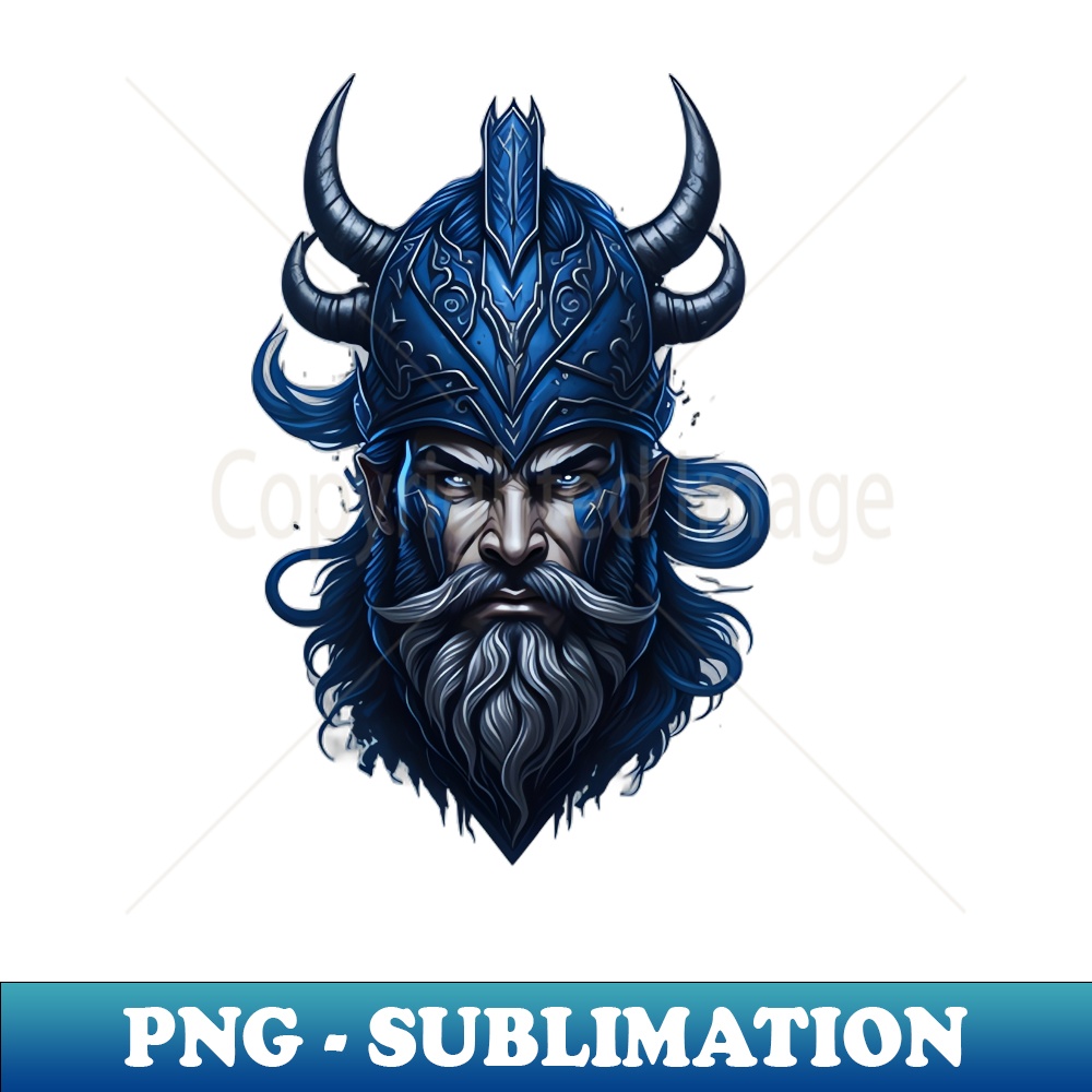 Blue Viking - PNG Transparent Sublimation Design - Perfect f | Inspire ...