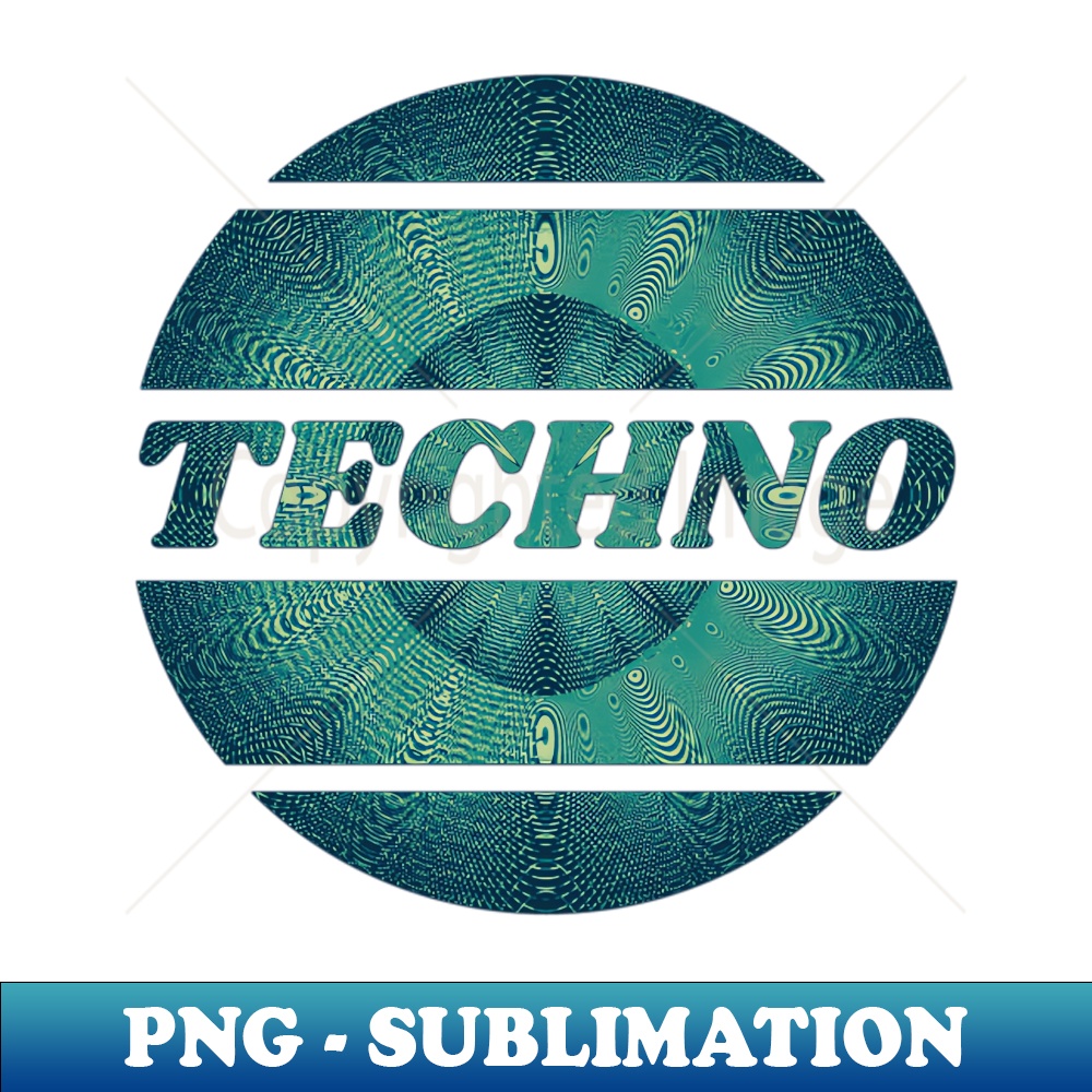 Techno explosion in teal blue - Exclusive Sublimation Digita | Inspire Uplift