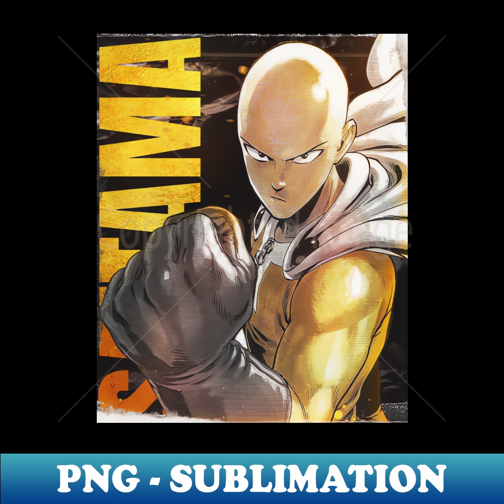 Saitama - one punch man - Aesthetic Sublimation Digital File | Inspire ...