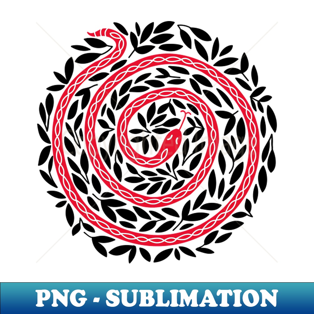 Spiral Snake 1 - PNG Transparent Sublimation Design - Fashio | Inspire ...