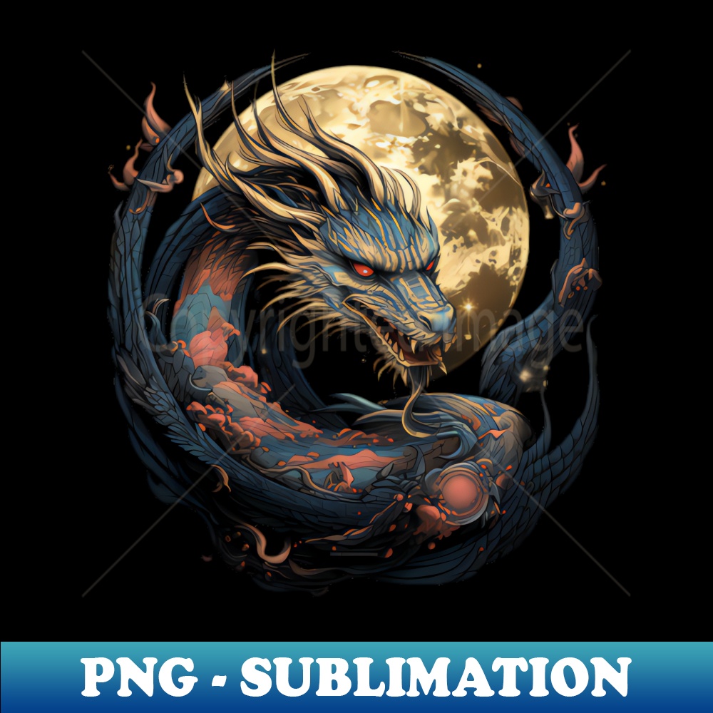 Red and Blue Dragon - Stylish Sublimation Digital Download - | Inspire ...