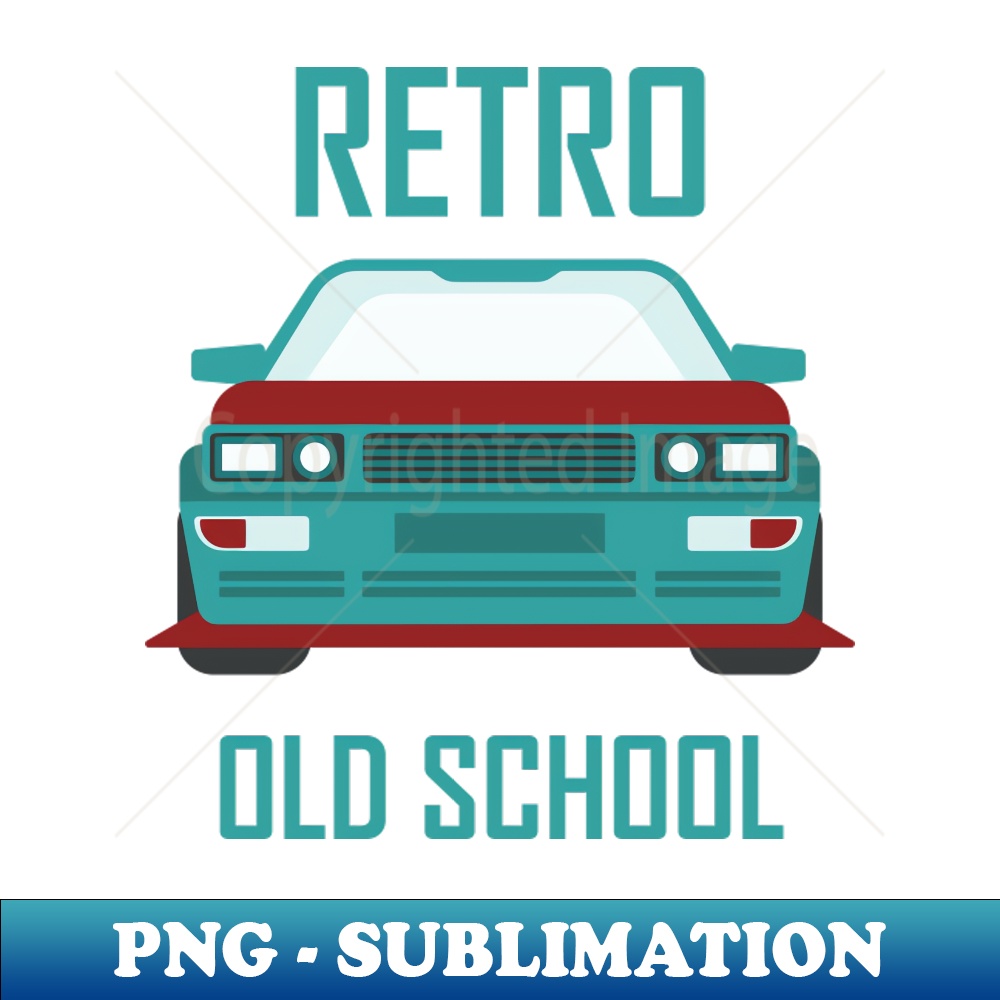 Retro car - Unique Sublimation PNG Download - Create with Co - Inspire ...