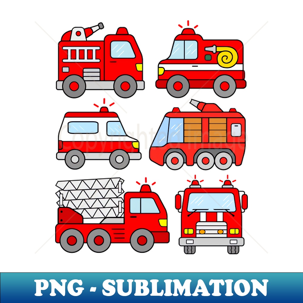 Kids Fire Truck Design Firefighter Fire Engines - Decorative - Inspire ...