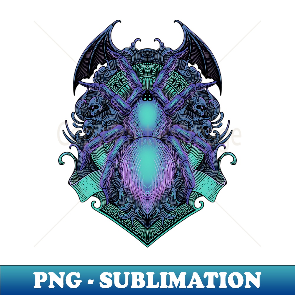 Spider Engraving Art - Artistic Sublimation Digital File - U | Inspire ...