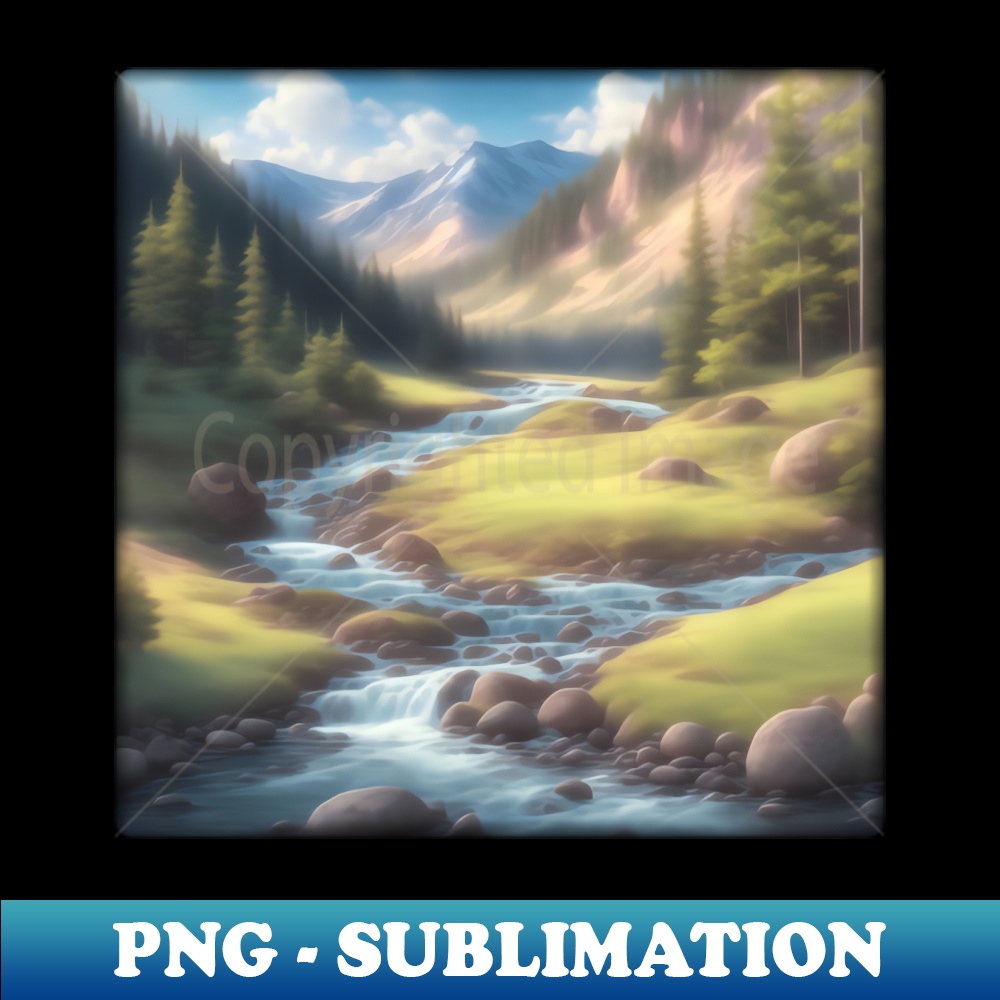 nature painting - PNG Sublimation Digital Download - Perfect | Inspire ...