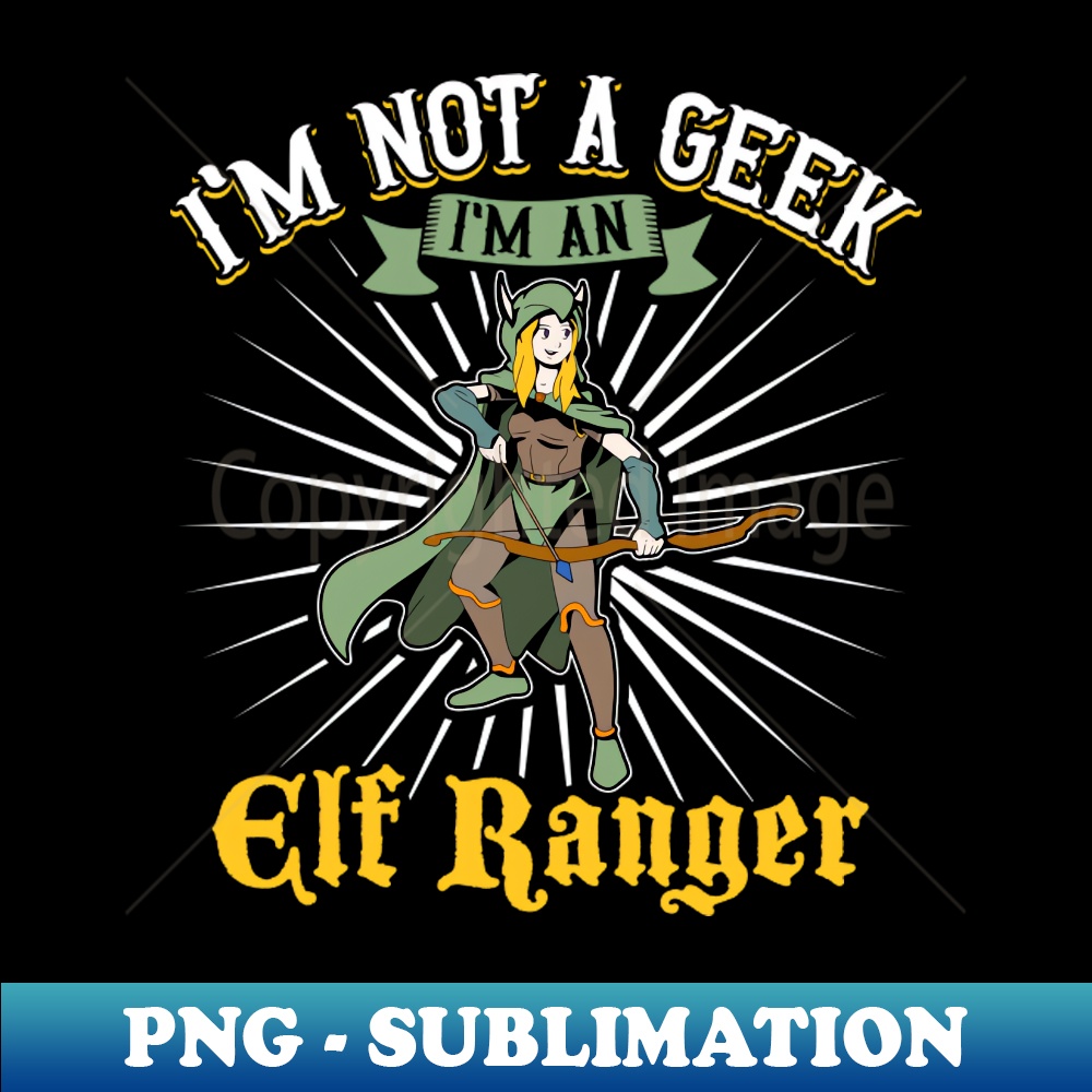 No geek - D20 Roleplay Character - Elf Ranger - Signature Su | Inspire ...