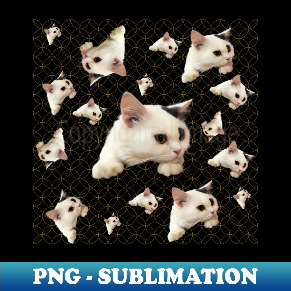 cat pattern - PNG Sublimation Digital Download - Enhance You | Inspire ...