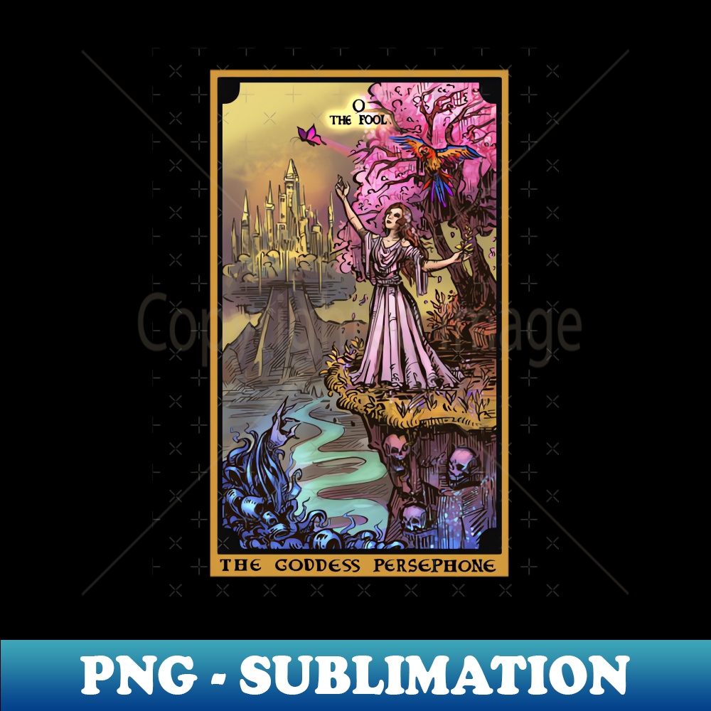 The Goddess Persephone The Fool Tarot Card - Digital Sublima | Inspire ...