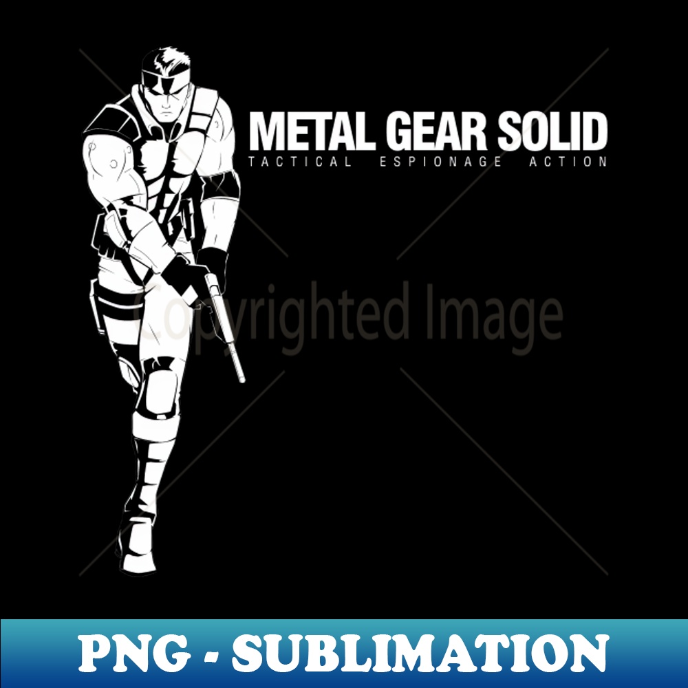 Metal Gear Solid Snake - High-Resolution PNG Sublimation Fil | Inspire ...