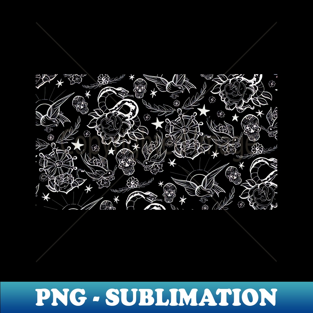 Black and White Inked Alternative Flash Pattern - Instant Su | Inspire ...