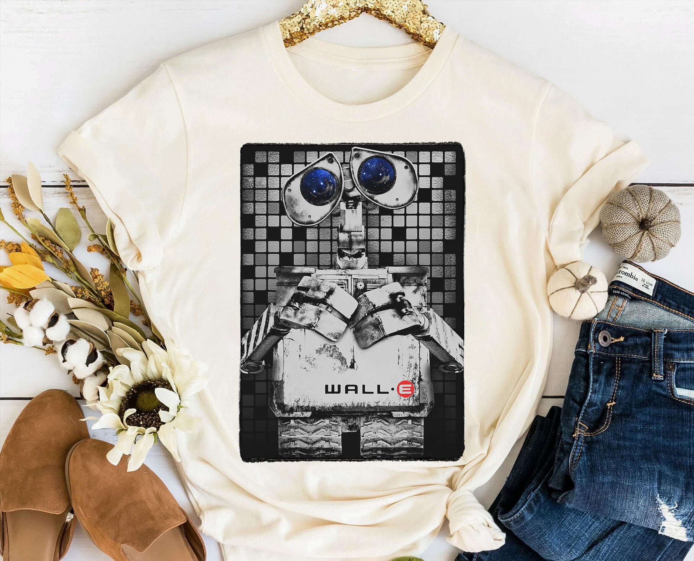 Disney Pixar WallE Tile Portrait Graphic TShirt,WallE and Ev | Inspire ...